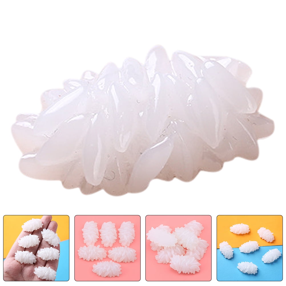 IDEANATEGRATE 24Pcs Artificial Rice Props For Food Decoration In ...