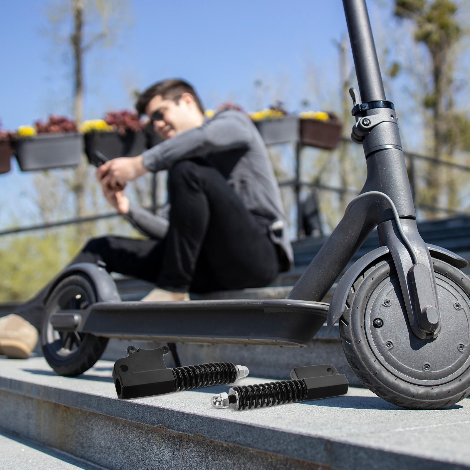 IDEANATEGRATE 2Pack Dirt Bike Damper Black Aluminum Alloy Enhanced ...