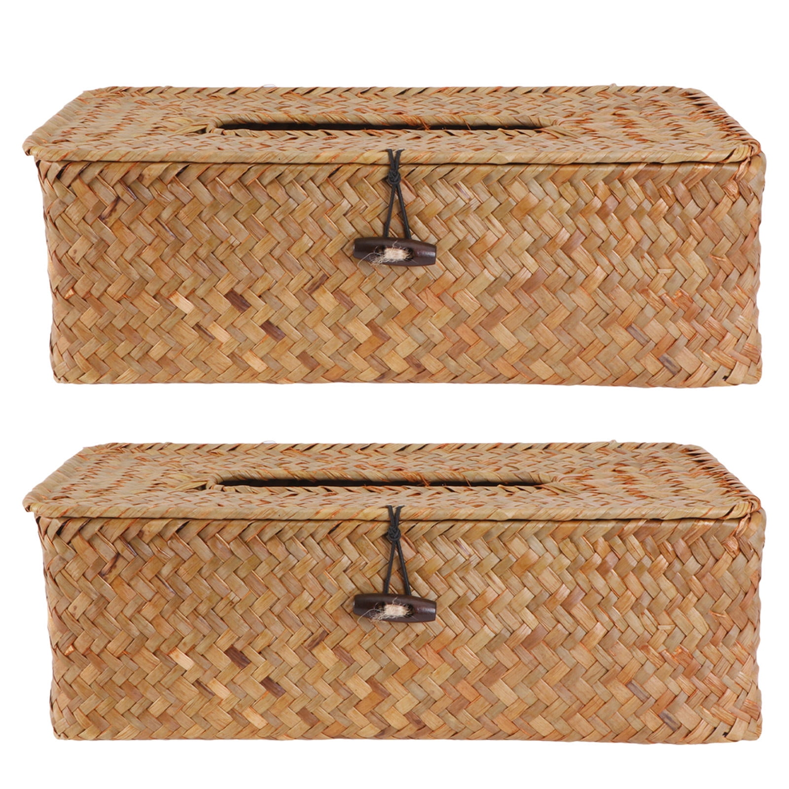IDEANATEGRATE 2Pack Rectangular Tissue Holder with - and - Features for ...