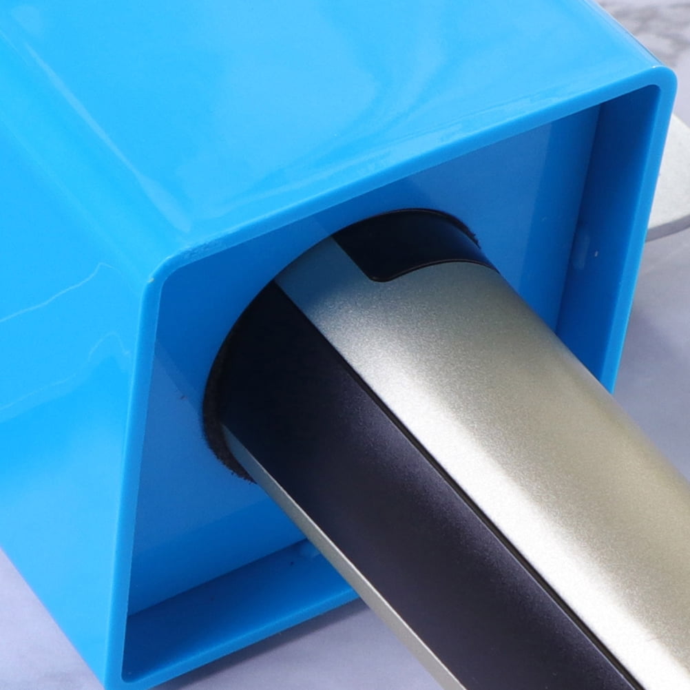 IDEANATEGRATE 2Pcs ABS Plastic Microphone Station Logo Square Mic Stand ...