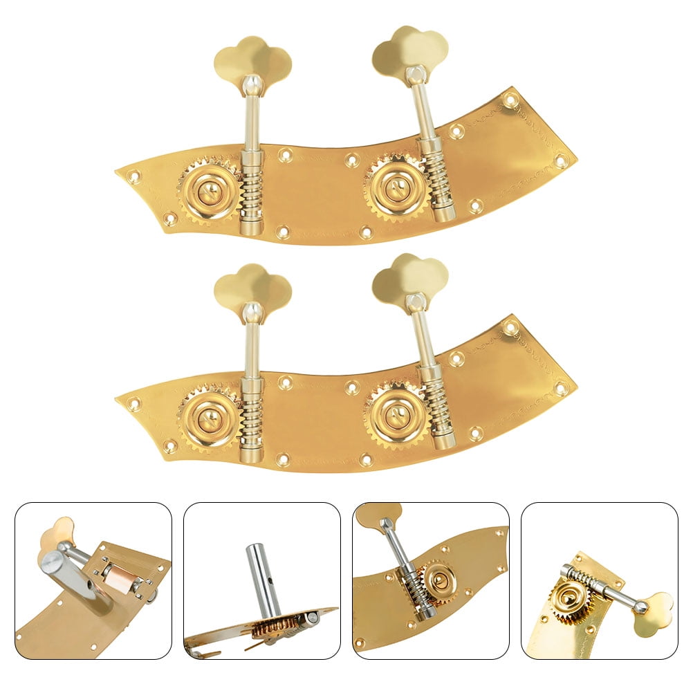 IDEANATEGRATE 2Pcs Guitar Headstock Tuner Golden Copper Alloy For ...
