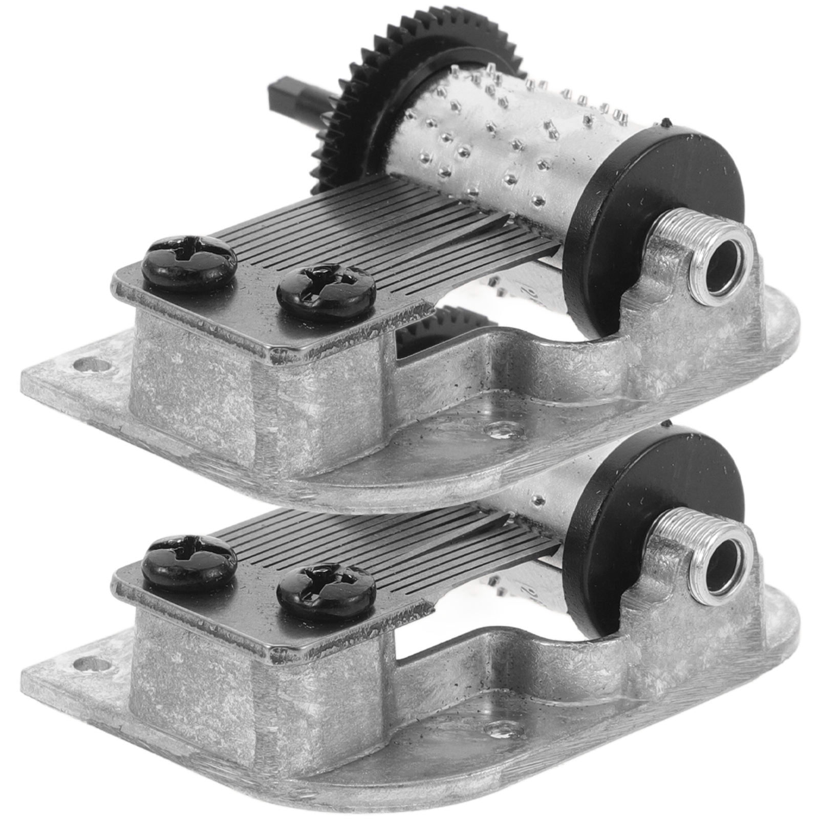 IDEANATEGRATE 2Pcs Music Box Winder Parts Set Black for Toy Components ...