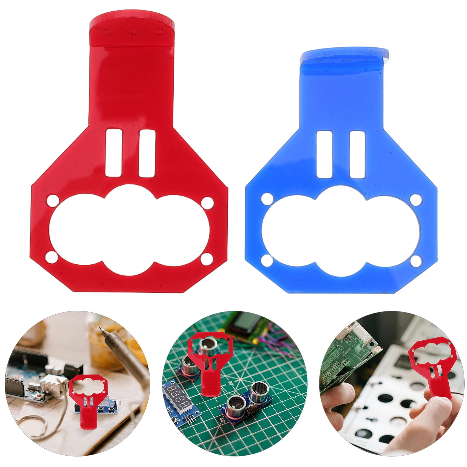 IDEANATEGRATE 2Pcs Proximity Sensor Module Blue Adjustable Angle for ...