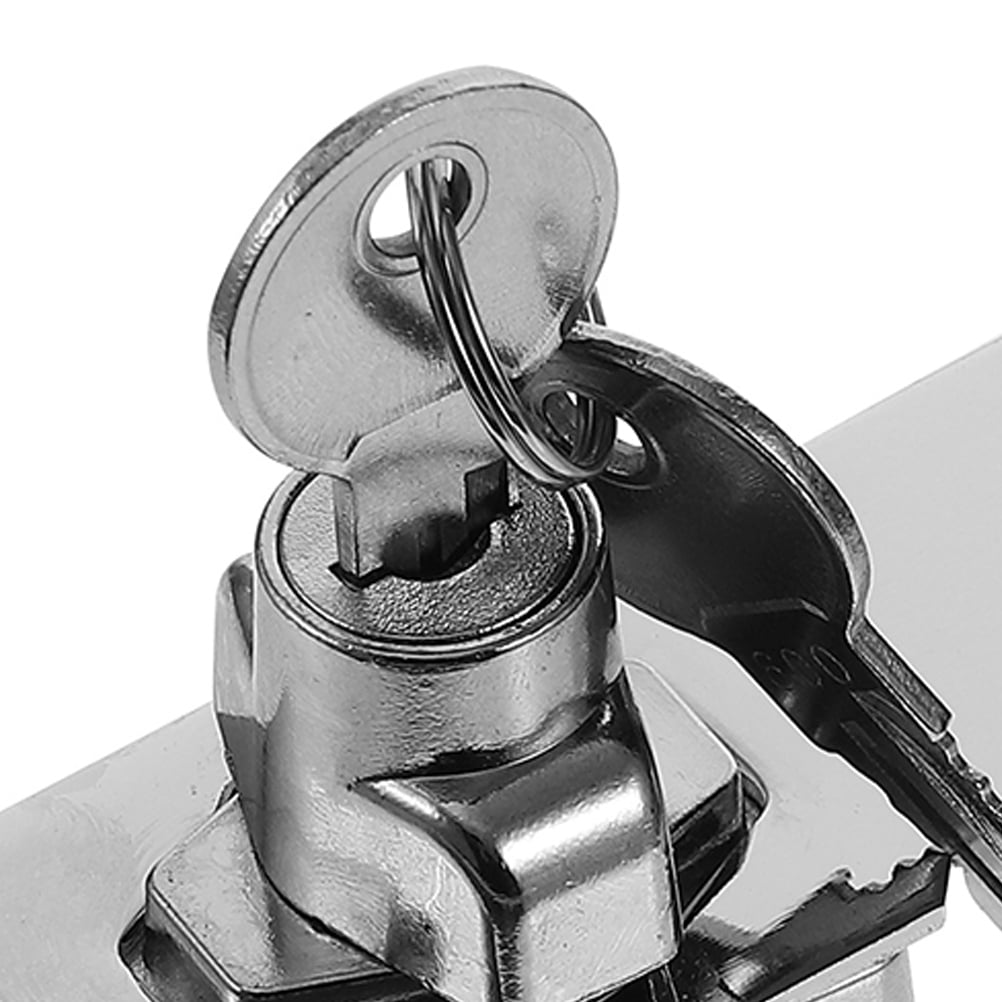 IDEANATEGRATE 2Pcs Silver Rectangular Door Bolt Lock for Bathroom and ...