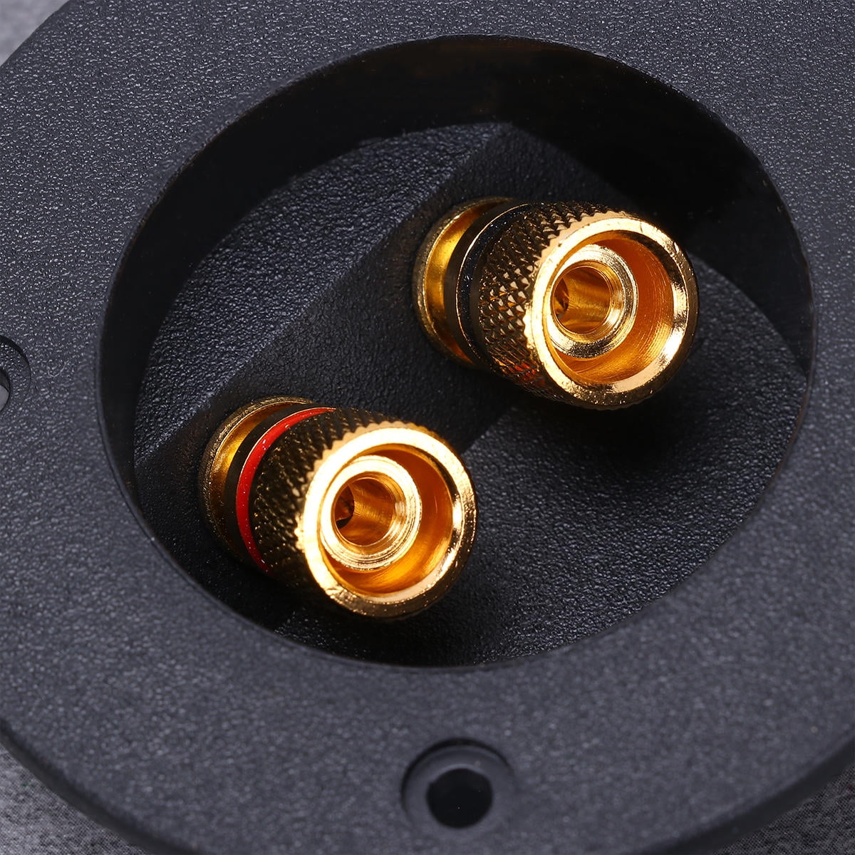 IDEANATEGRATE 2Pcs Speaker Terminal Round Spring Cup Connectors for ...