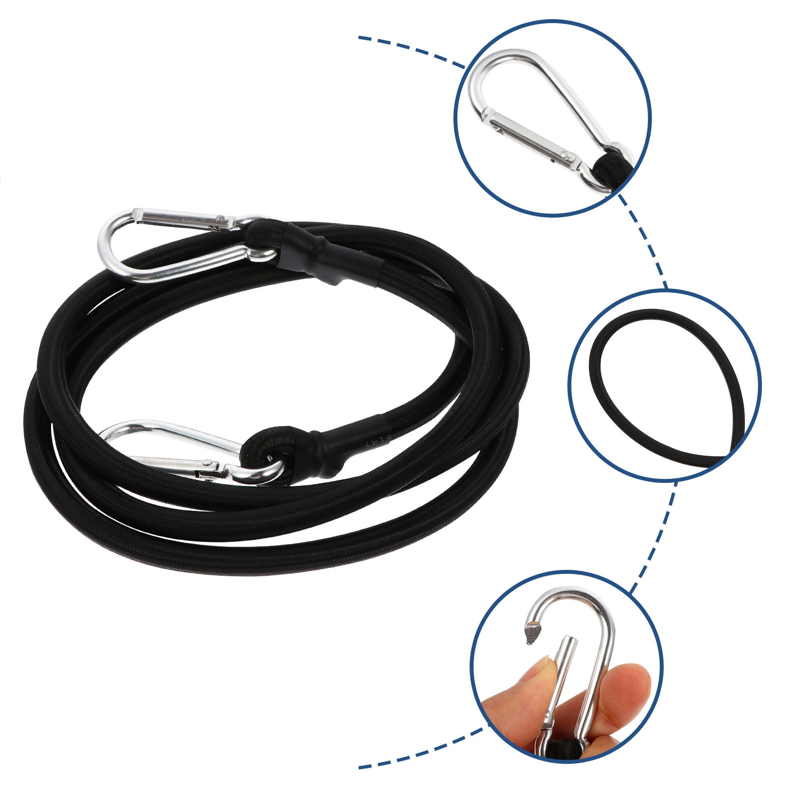 IDEANATEGRATE 2Set Cargo Binding Belt Tensioner Black Polyester for Tie ...