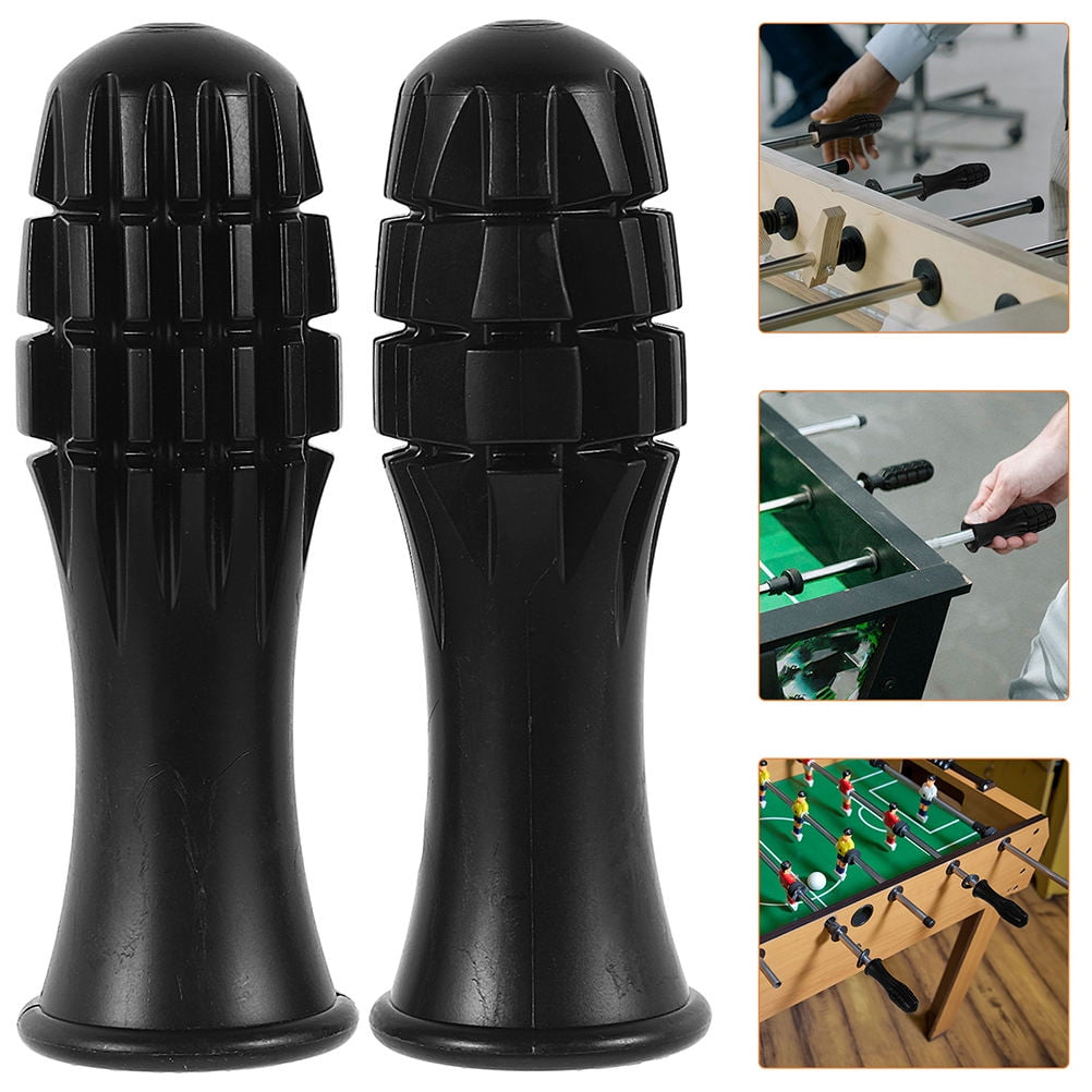 IDEANATEGRATE 3 Pairs Black PVC Table Football Handle Grip for ...