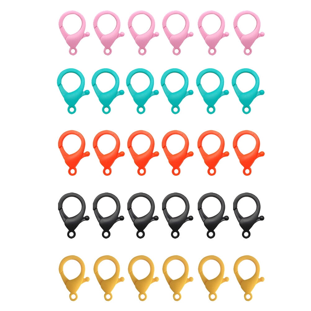 IDEANATEGRATE 30Pcs Lobster Claw Clasp Clips for Diy Projects and Craft ...