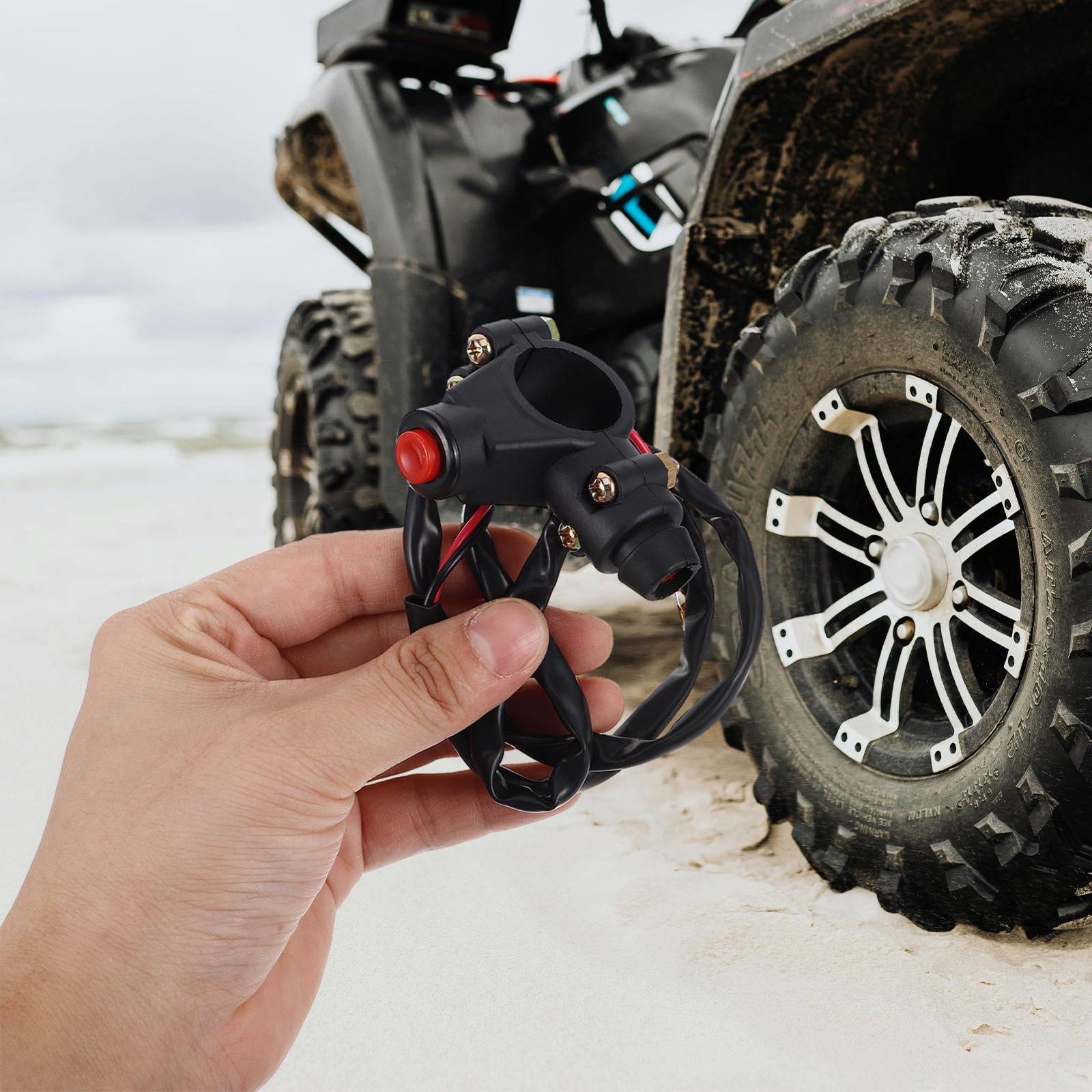 IDEANATEGRATE 3Pack Motor Kill Switch Assorted Color for Offroad ...