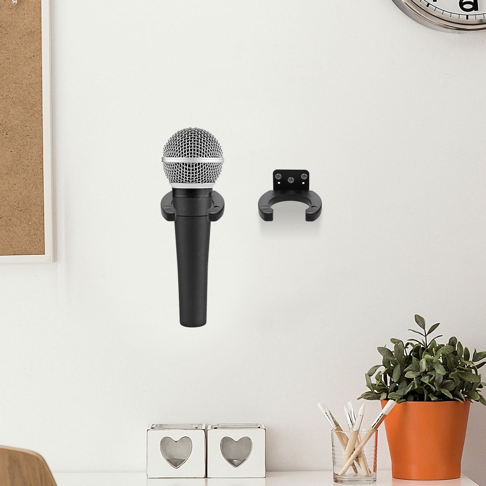 IDEANATEGRATE 4Pcs Mic Accessories for Home KTV in Black with ...