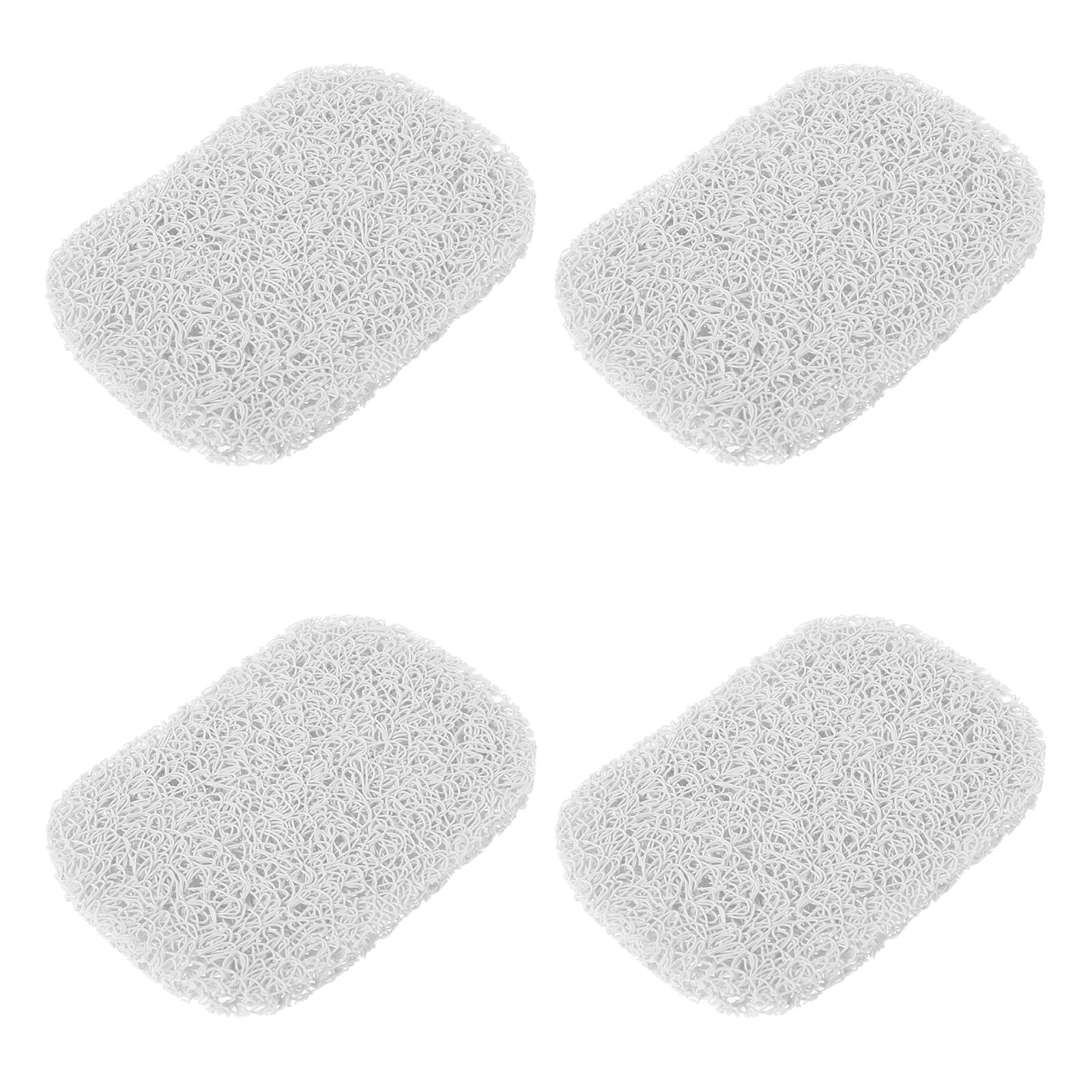 IDEANATEGRATE 4Pcs Minimalist Design White Bar Pads for Kitchen and ...