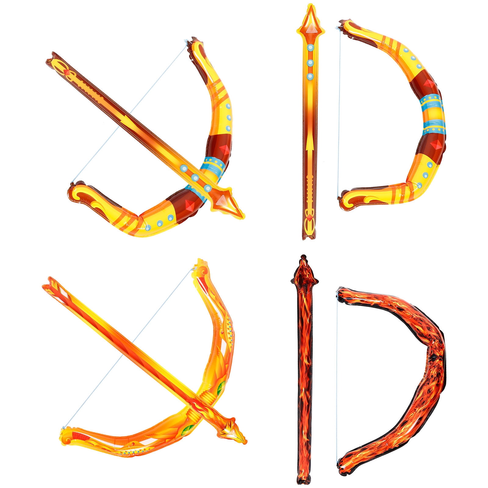 IDEANATEGRATE 4Set Arrow Bow Balloon Aluminum Foil Balloons Party ...