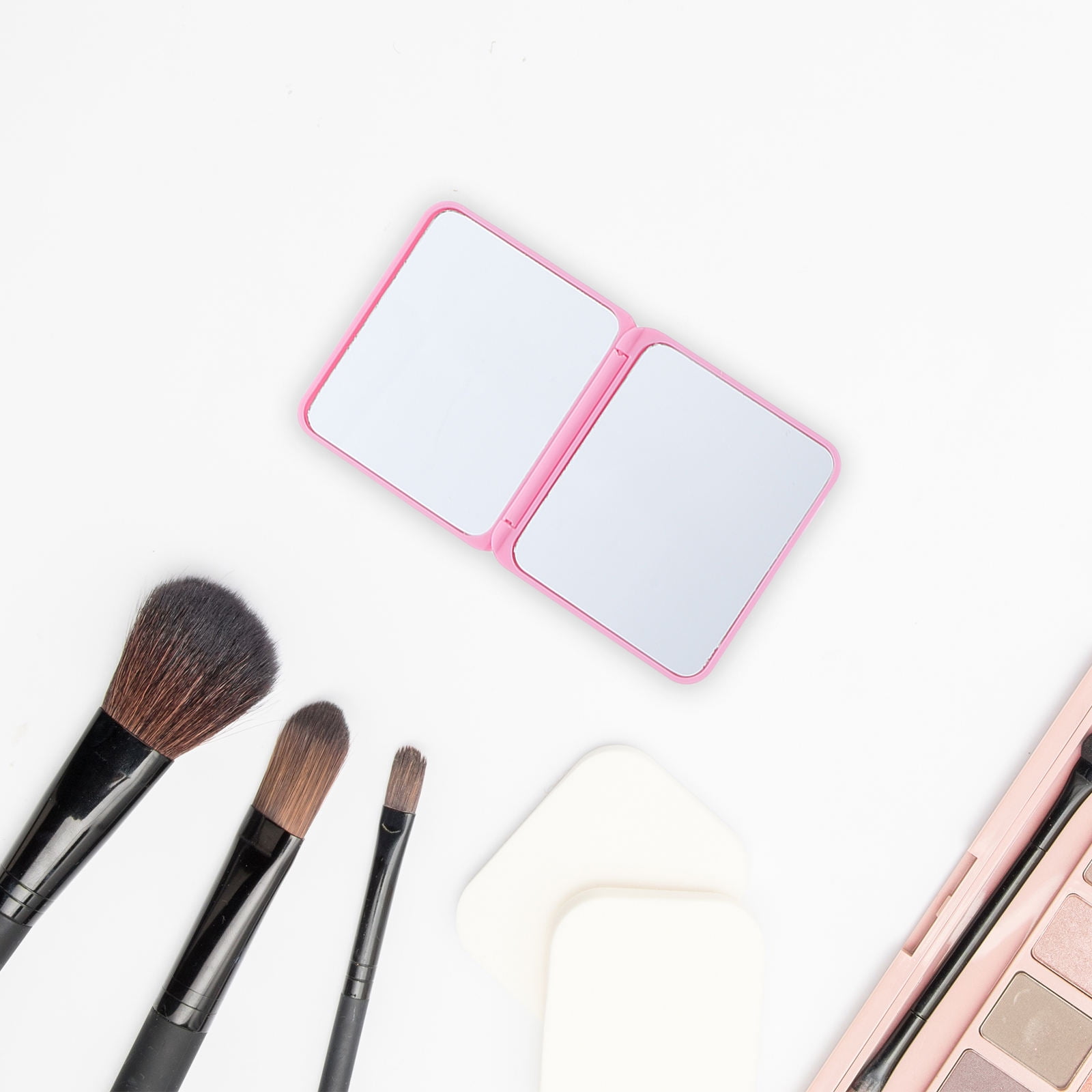 IDEANATEGRATE 4Set Cute Compact Mirror Makeup Mirror Assorted Color ...