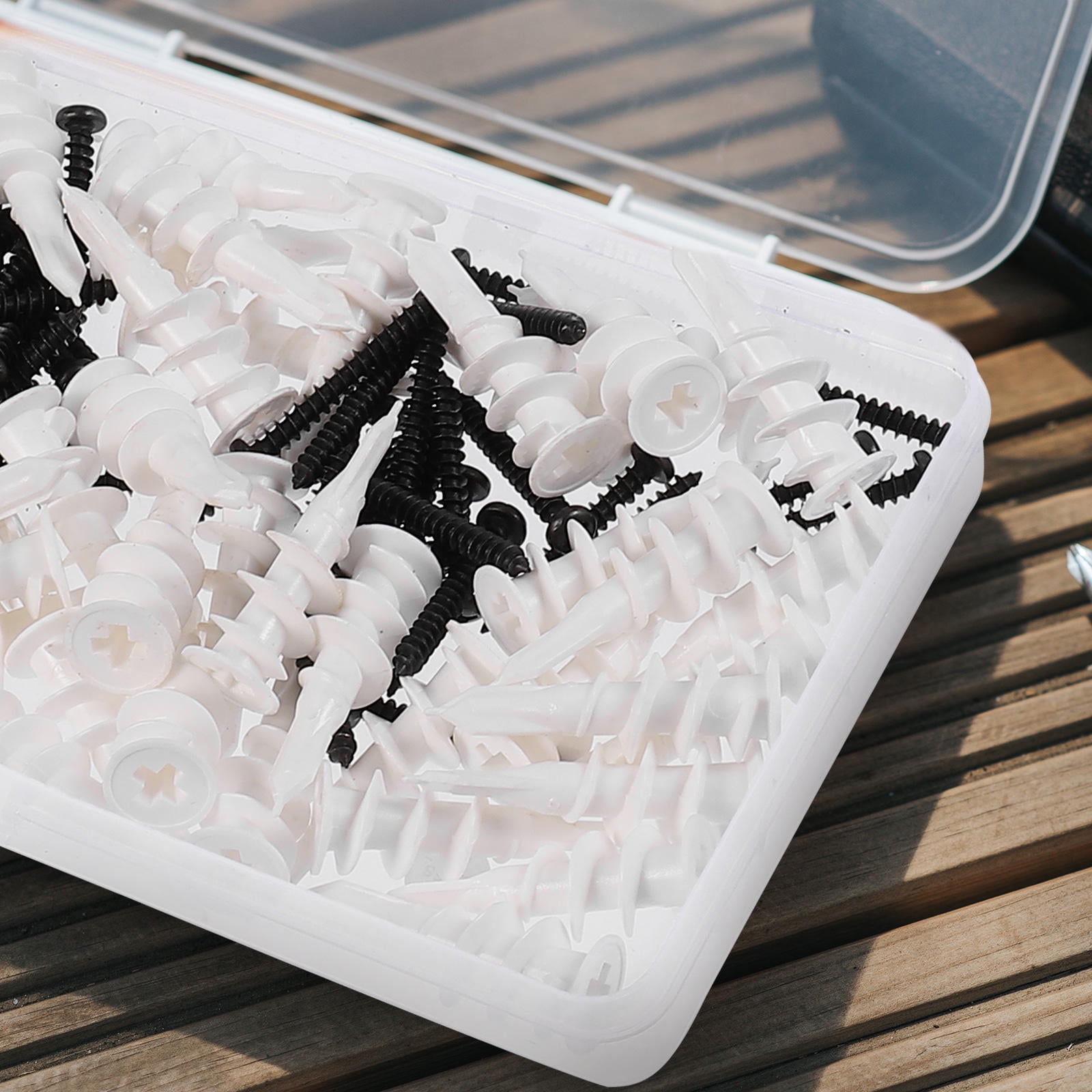 IDEANATEGRATE 50Pcs Sheetrock Screws And Anchors For Lightweight ...