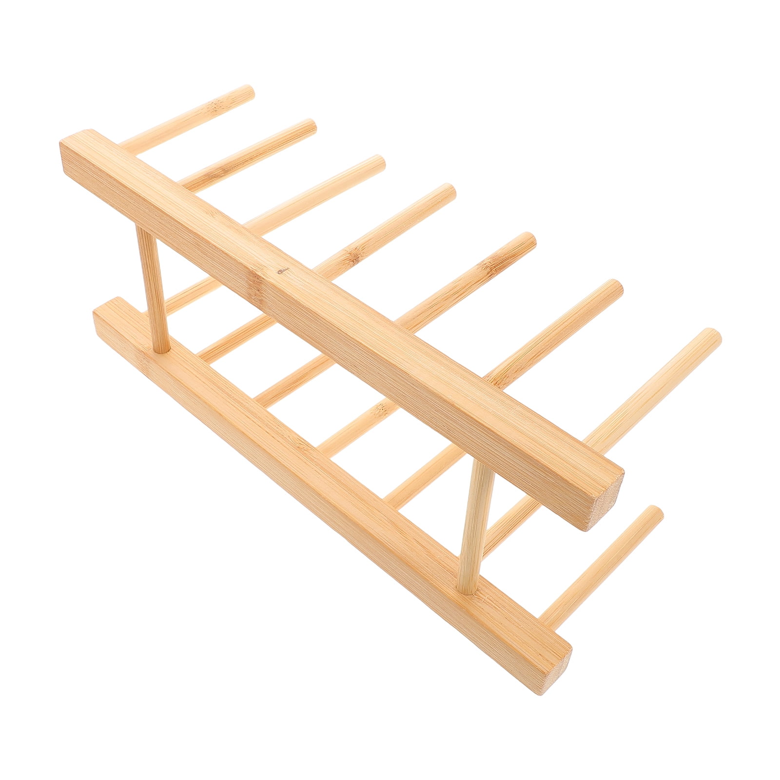 IDEANATEGRATE 51Pcs Wooden Yarn Spool Storage Rack Easy Assembly ...