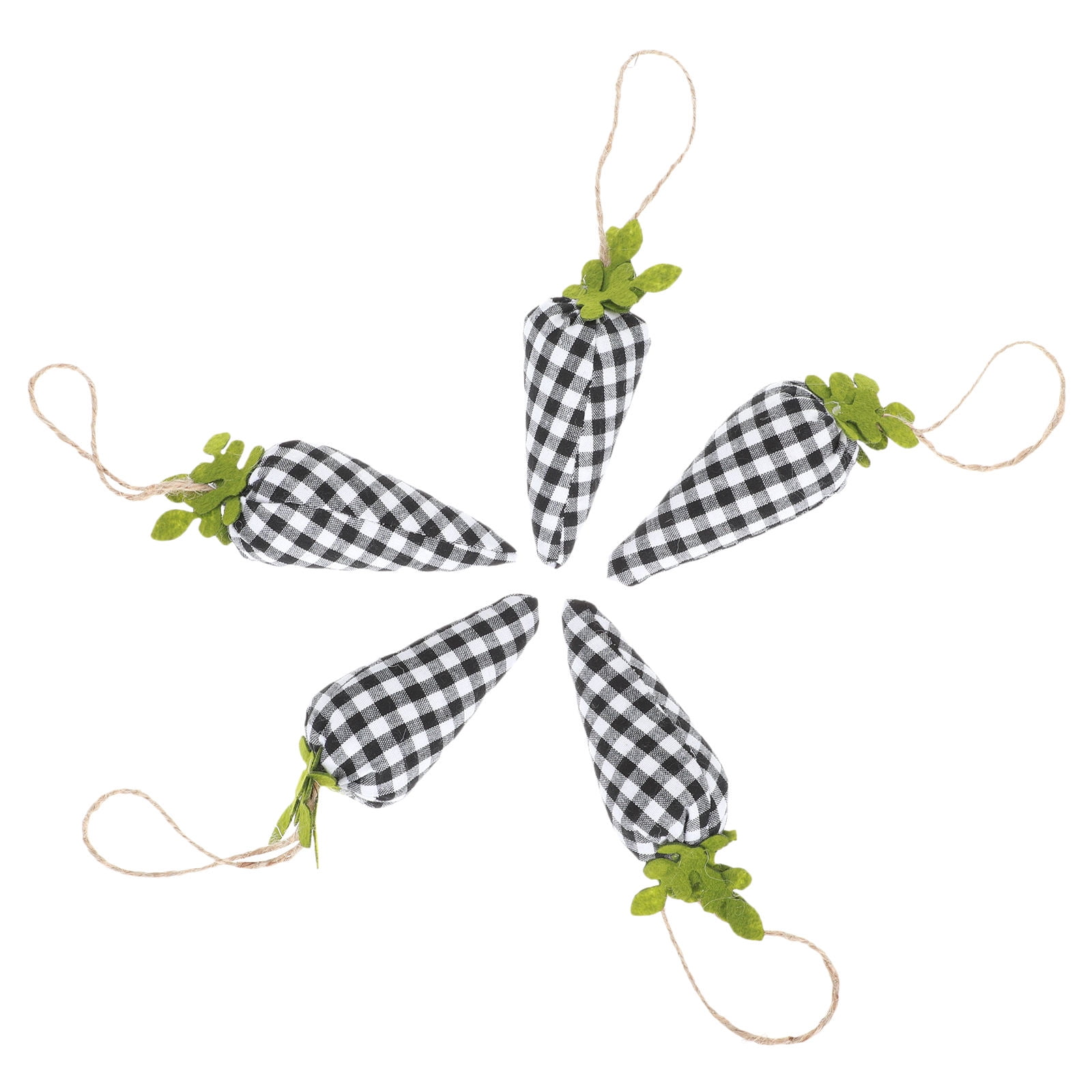 IDEANATEGRATE 5Set Carrot Hanging Ornaments Decorative Carrots for ...