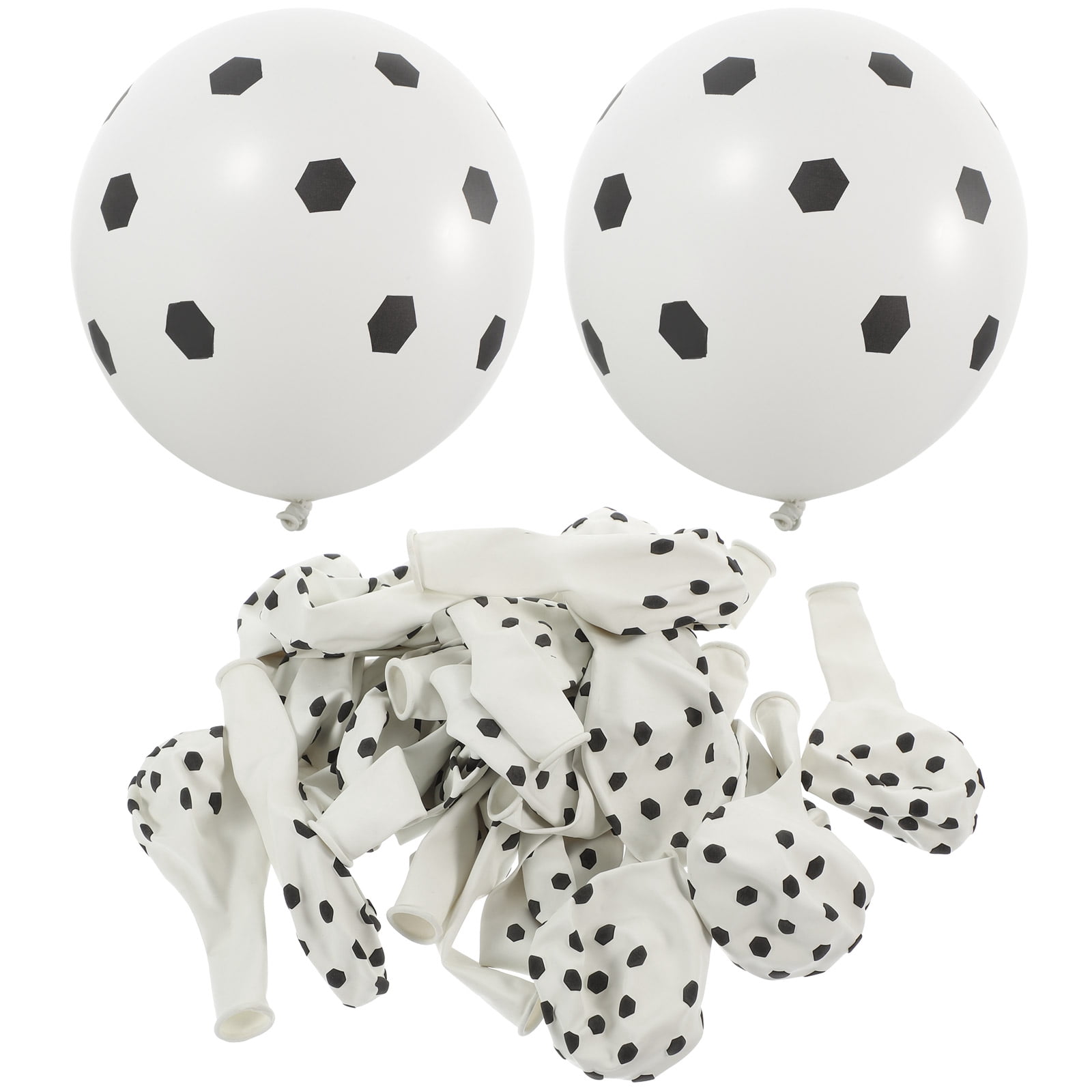 IDEANATEGRATE 60Pcs Football Shaped Latex Balloons For Kids Party ...