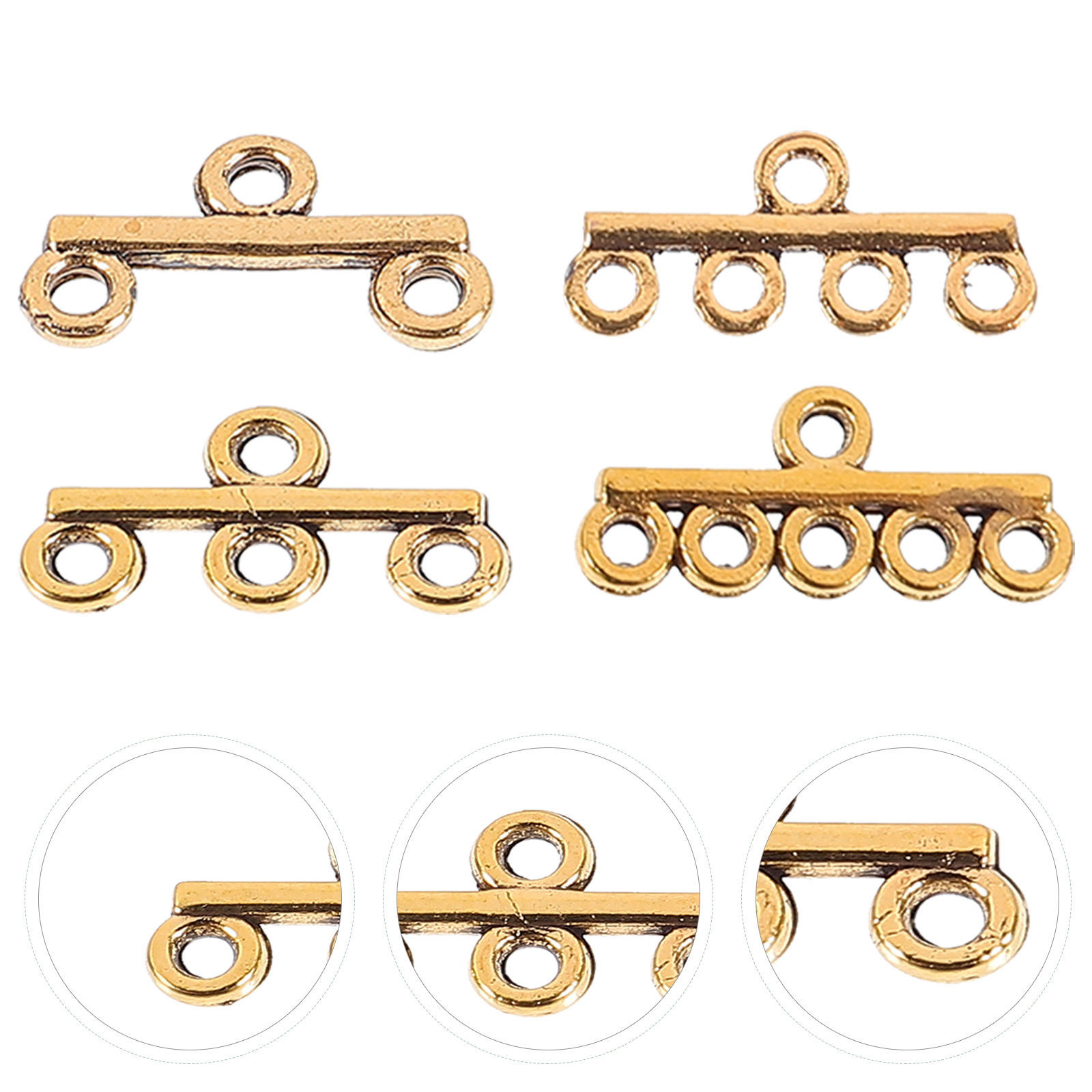 IDEANATEGRATE 6Pack 2x0.8in Clasps for Diy Bracelet Necklace Supplies ...