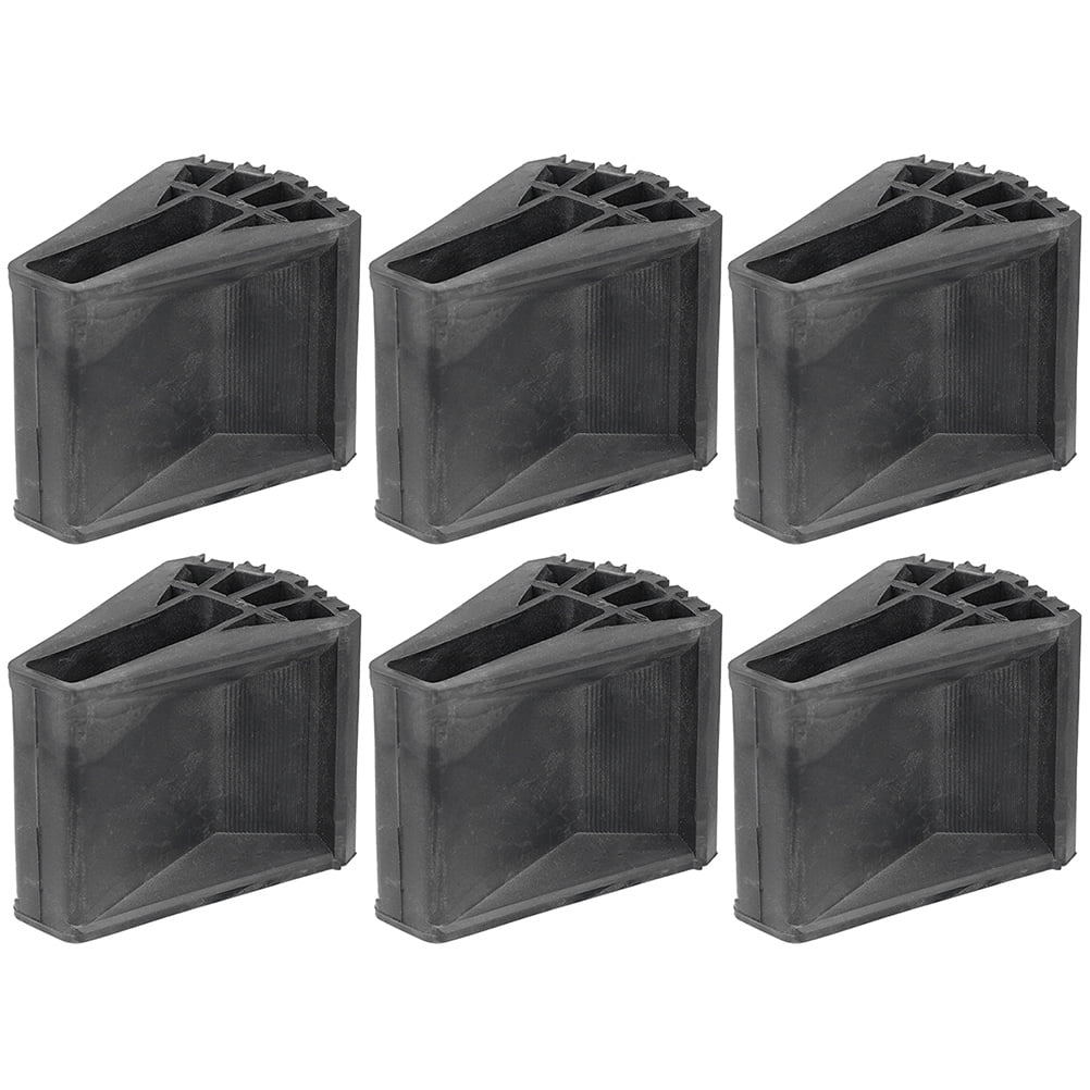 IDEANATEGRATE 6Pcs Ladder Replacement Feet in Black Rubber for Enhanced ...