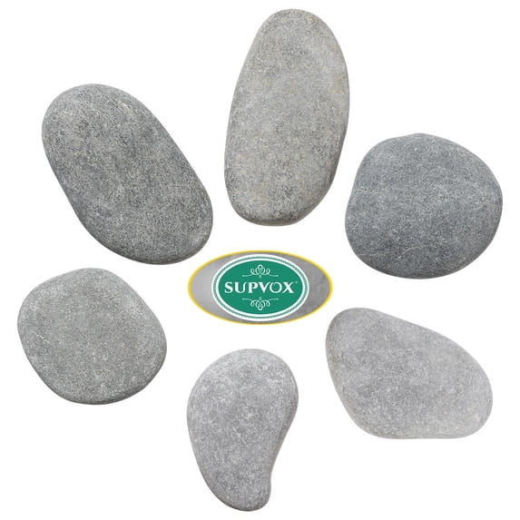 IDEANATEGRATE 6Pcs Painted Rocks for Art and Public Placement Smooth ...
