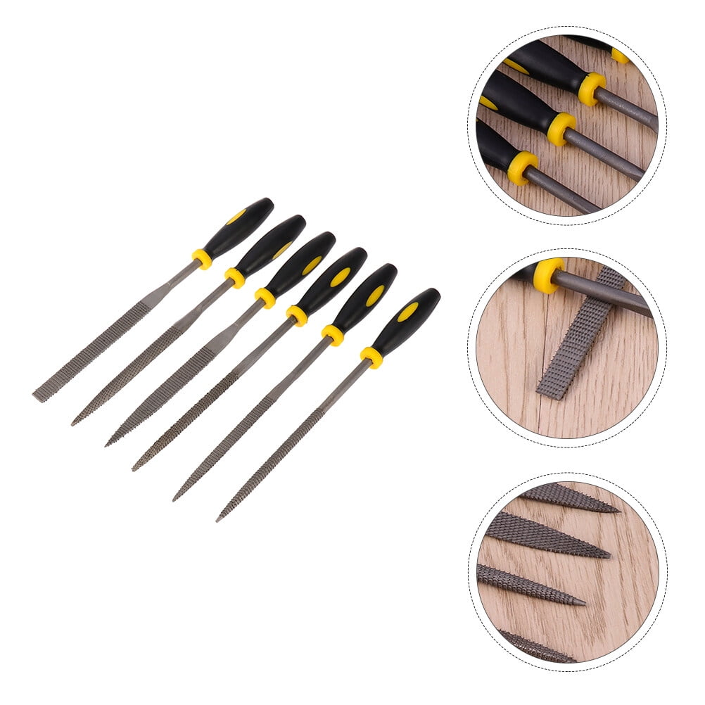 IDEANATEGRATE 6Pcs Wood Rasp Tool Set for Wood Grain Work and Shaping ...