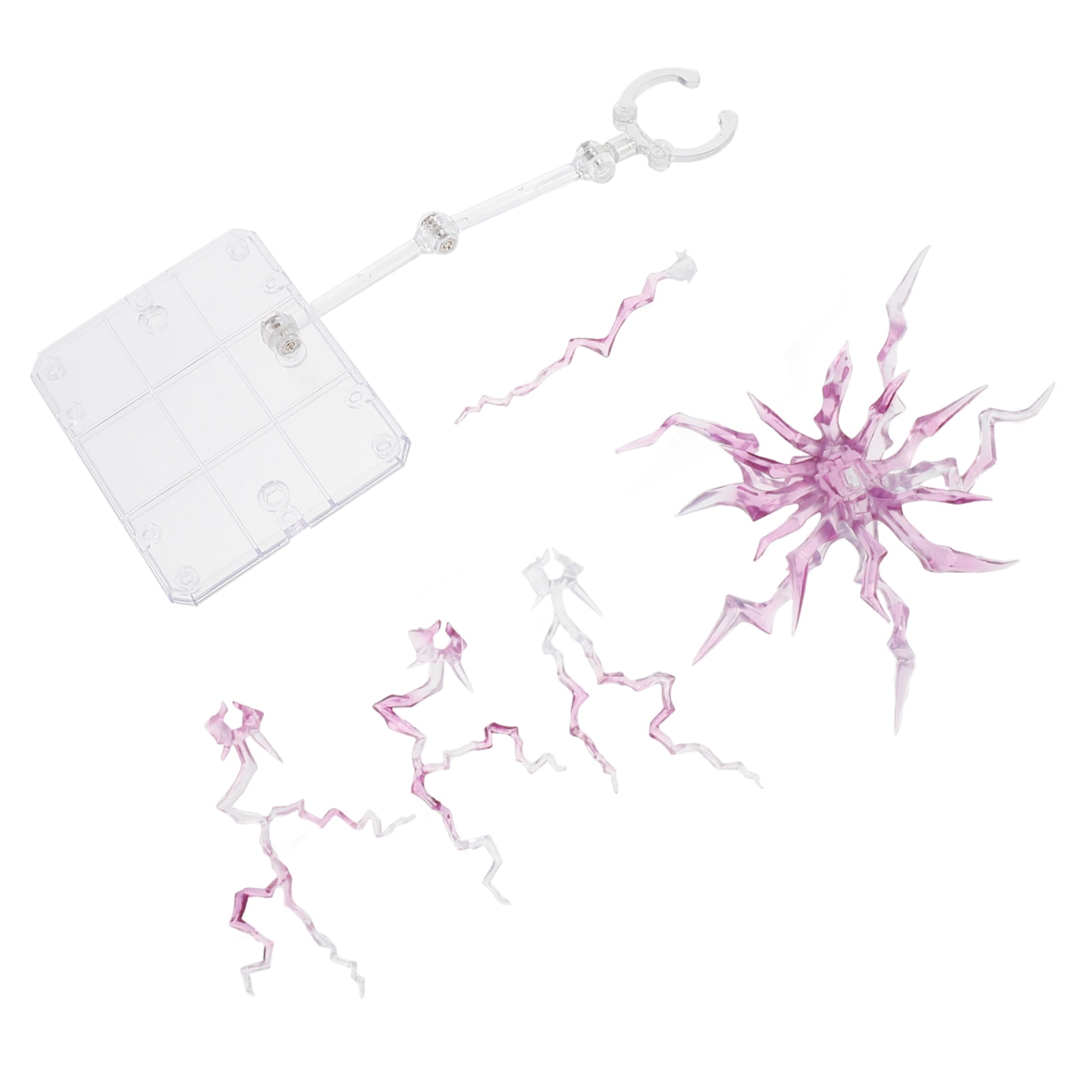 IDEANATEGRATE Action Figure Stand Purple with Stable Holding and ...