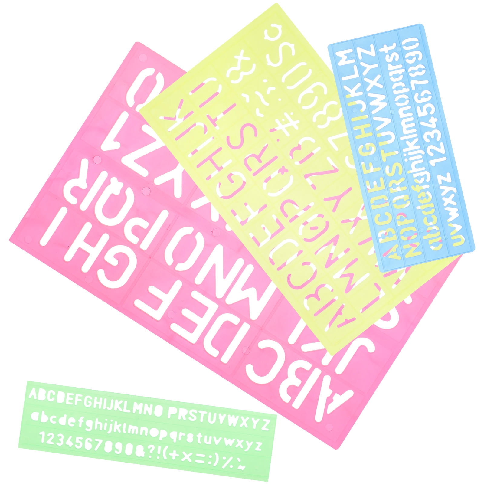 IDEANATEGRATE Alphabet Tracing Board 4Pcs Rectangular Montessori ...