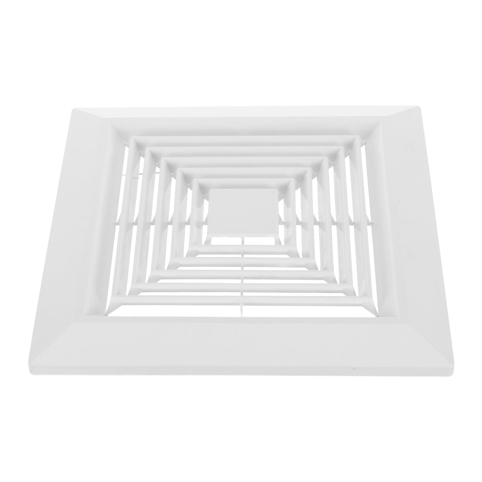 IDEANATEGRATE Bathroom Vent Fan Cover 1Set in White for Ceiling or Wall ...