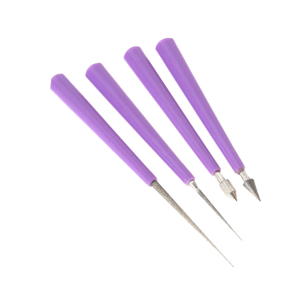 IDEANATEGRATE Bead Hole Opener with Needle Style Buffer for Craft ABS ...