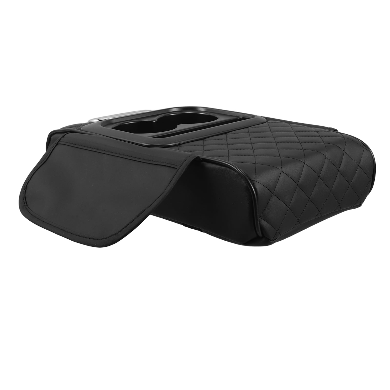 IDEANATEGRATE Black Car Armrest Box Pad 1Pack for Auto Center Console ...