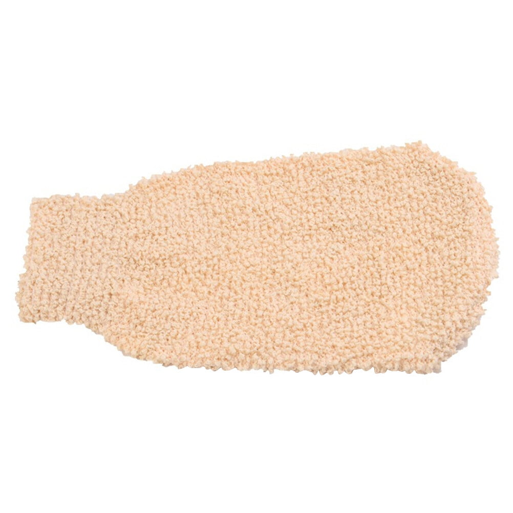 IDEANATEGRATE Body Scrubbing Glove 1Pack Beige Cloth for Dead Skin ...