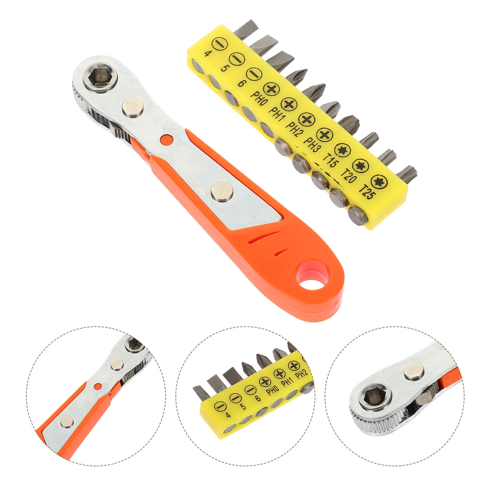 IDEANATEGRATE Brake Change Tool Kit 1 Set L-Shaped Handle Steel Compact ...