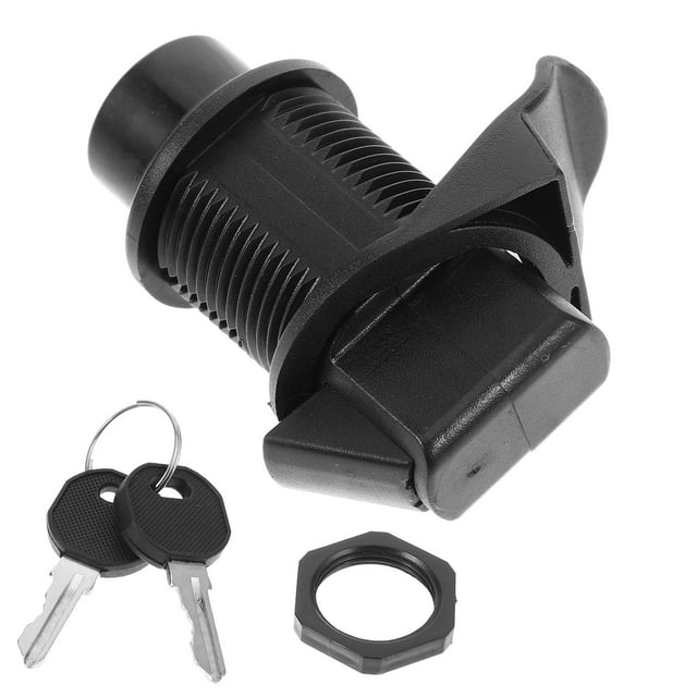 IDEANATEGRATE Cam Locks For Cabinets 5.5X4X2.5In Black Material 1Set ...