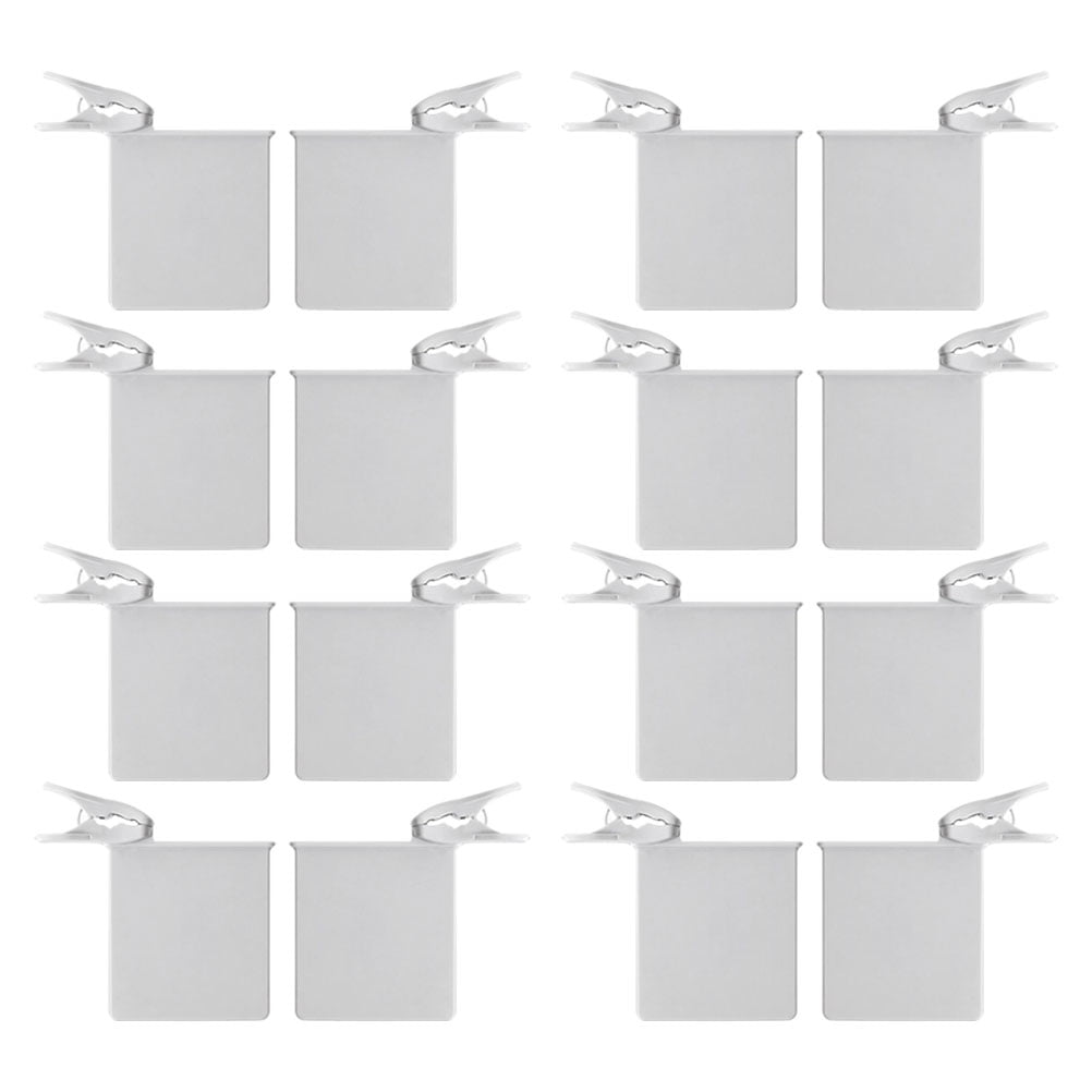 IDEANATEGRATE Compact Design 16Pcs Light Grey Refrigerator Layer Clip ...
