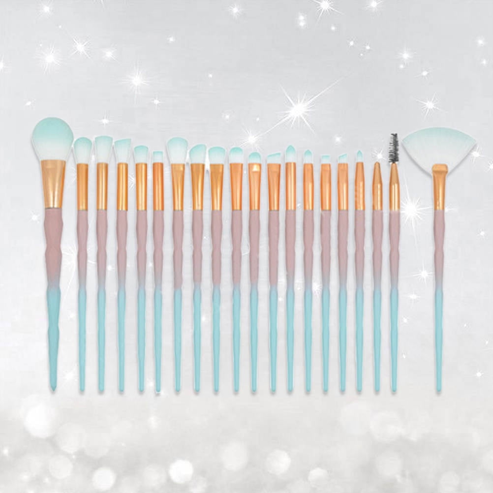 IDEANATEGRATE Cute Makeup Brushes 20Pack Featuring Nylon Fiber And ...