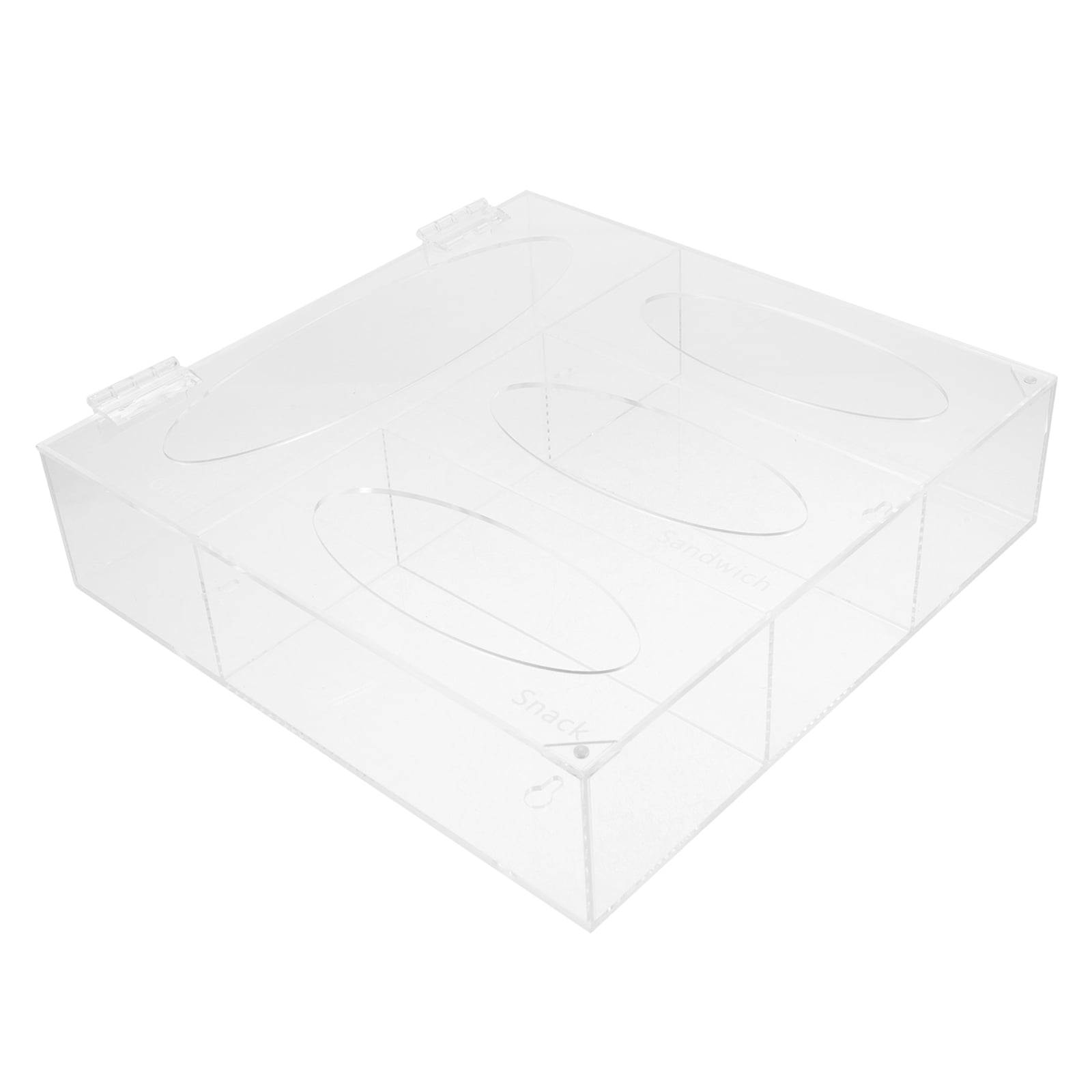 IDEANATEGRATE Disposable Glove Dispensers 1 Set Acrylic Material for ...
