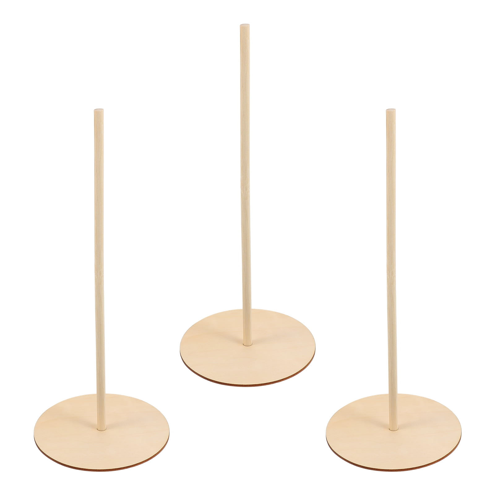 IDEANATEGRATE Donut Bar Holder 3Pcs Wood For Donut Stacker Donuts Party ...