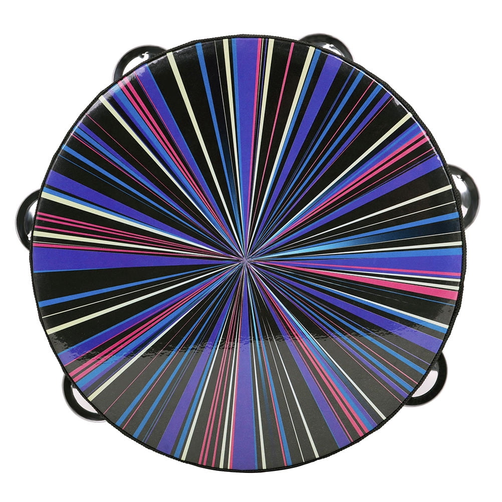 IDEANATEGRATE Double Row Tambourine Small Drum for Sensory Stimulation ...