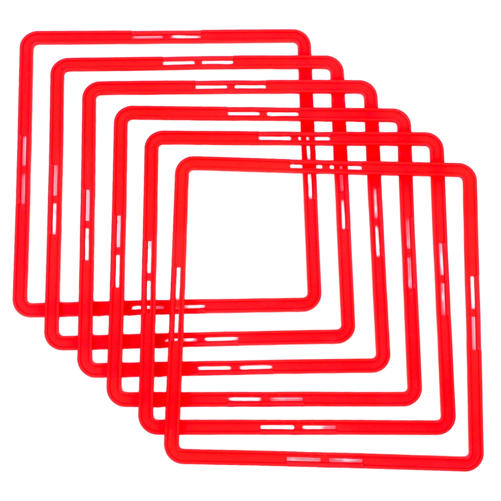 IDEANATEGRATE Exercising Rings 6Pcs Red Composite Material for Speed ...