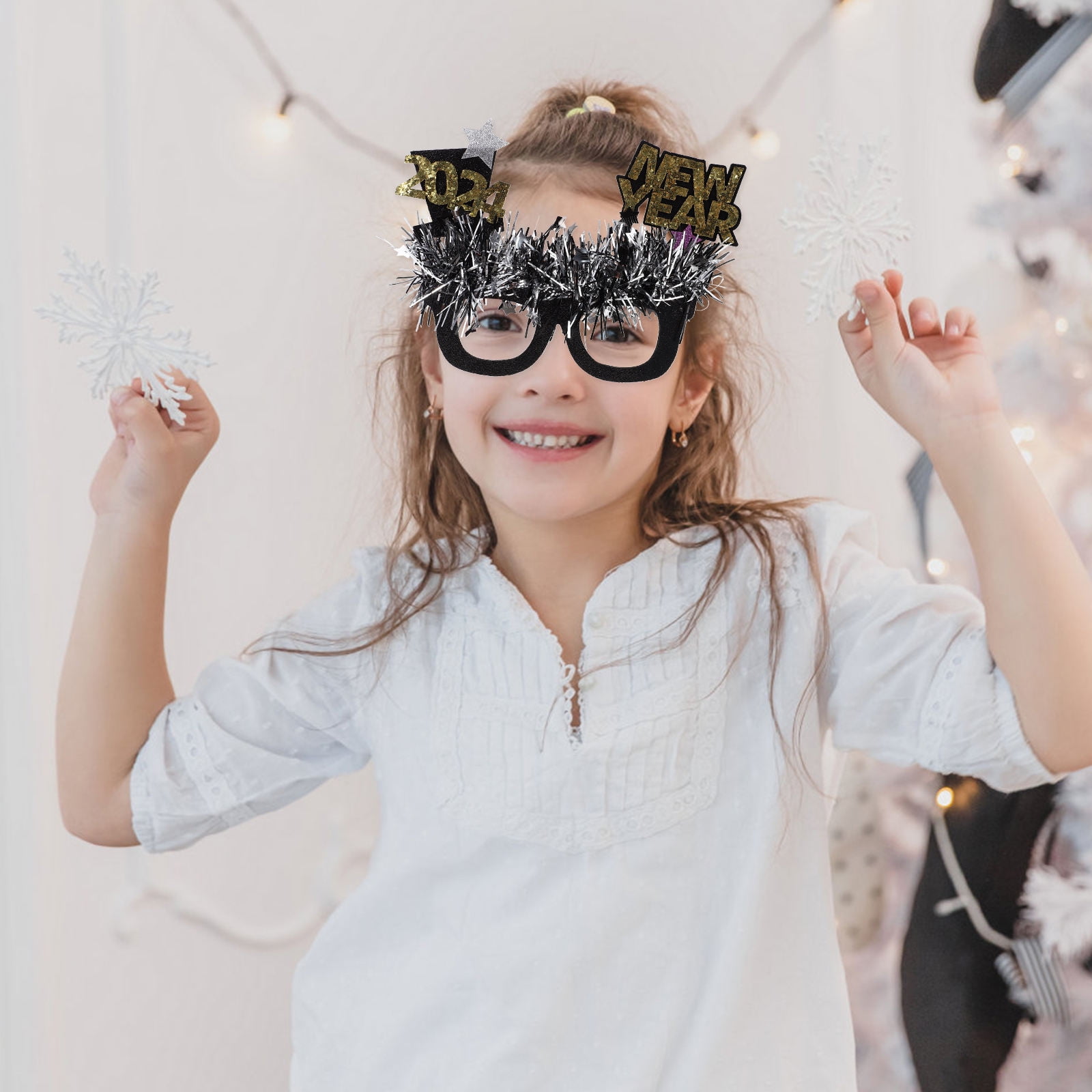 IDEANATEGRATE Funny Dancing Glasses for New Year Multi Color Plastic ...