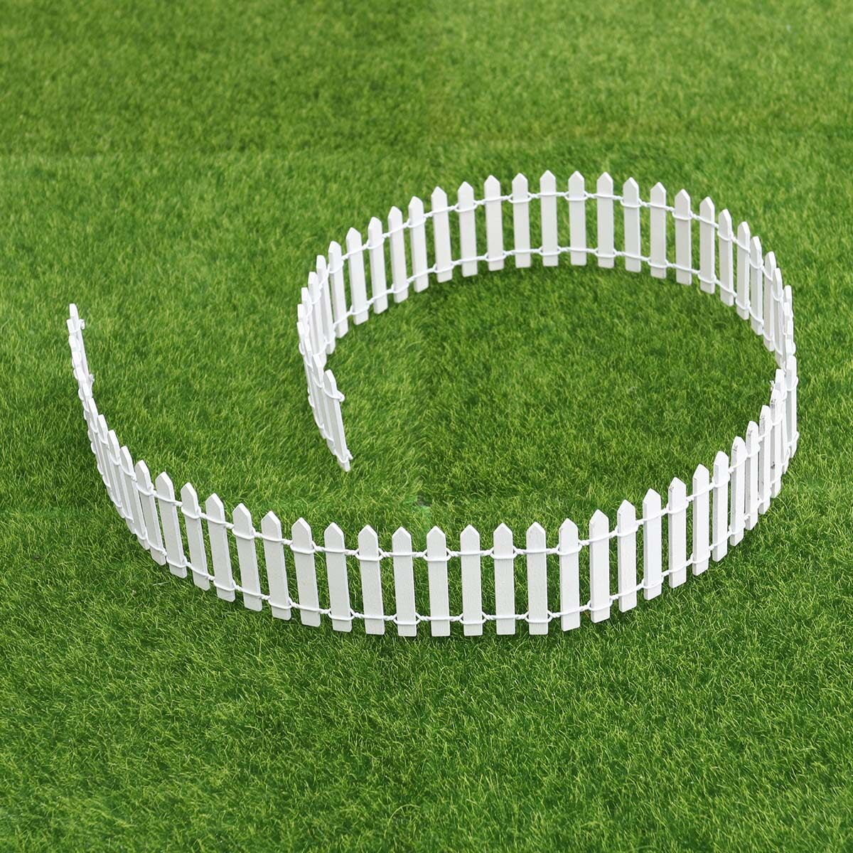 IDEANATEGRATE Garden Crafts Diy 1Set 90x5cm White Bamboo Fence for ...