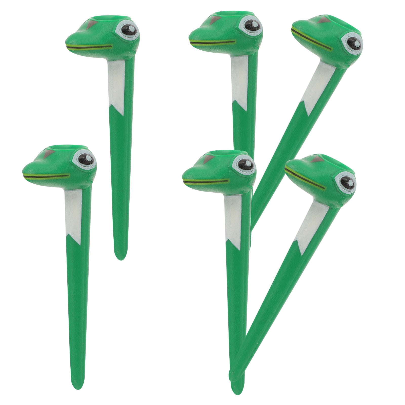 IDEANATEGRATE Golf Tee Bag Pouch 6Pack Storage Green White Plastic 2 ...