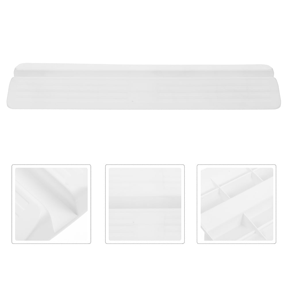 IDEANATEGRATE Indoor Use Door Strip Guardrail Fixator in White Plastic ...