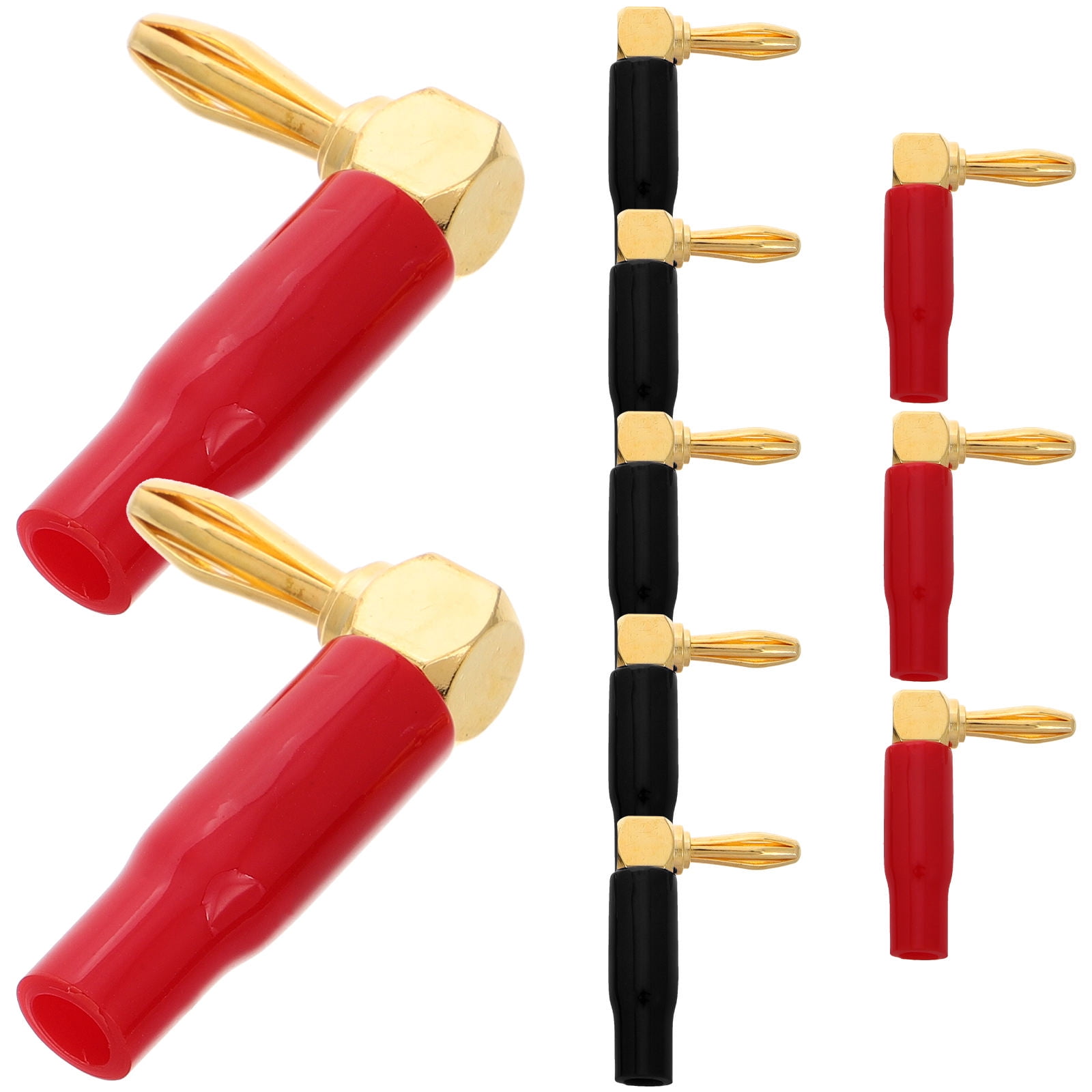 IDEANATEGRATE Speaker Cable Banana Plug 10Pcs with Dual Screw Locking ...