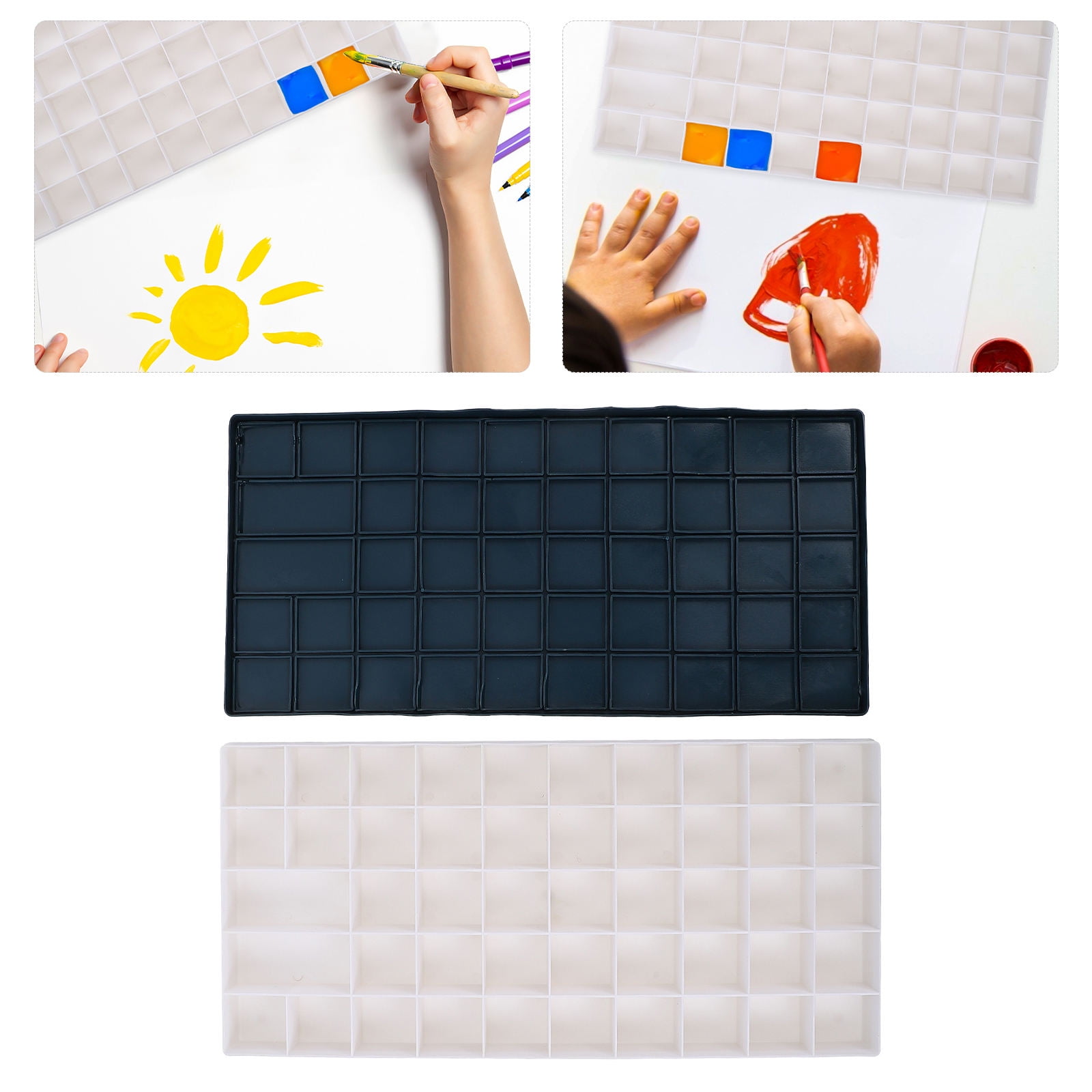 IDEANATEGRATE Watercolor Pigment Box 35.1X6.7In For Students Assorted ...
