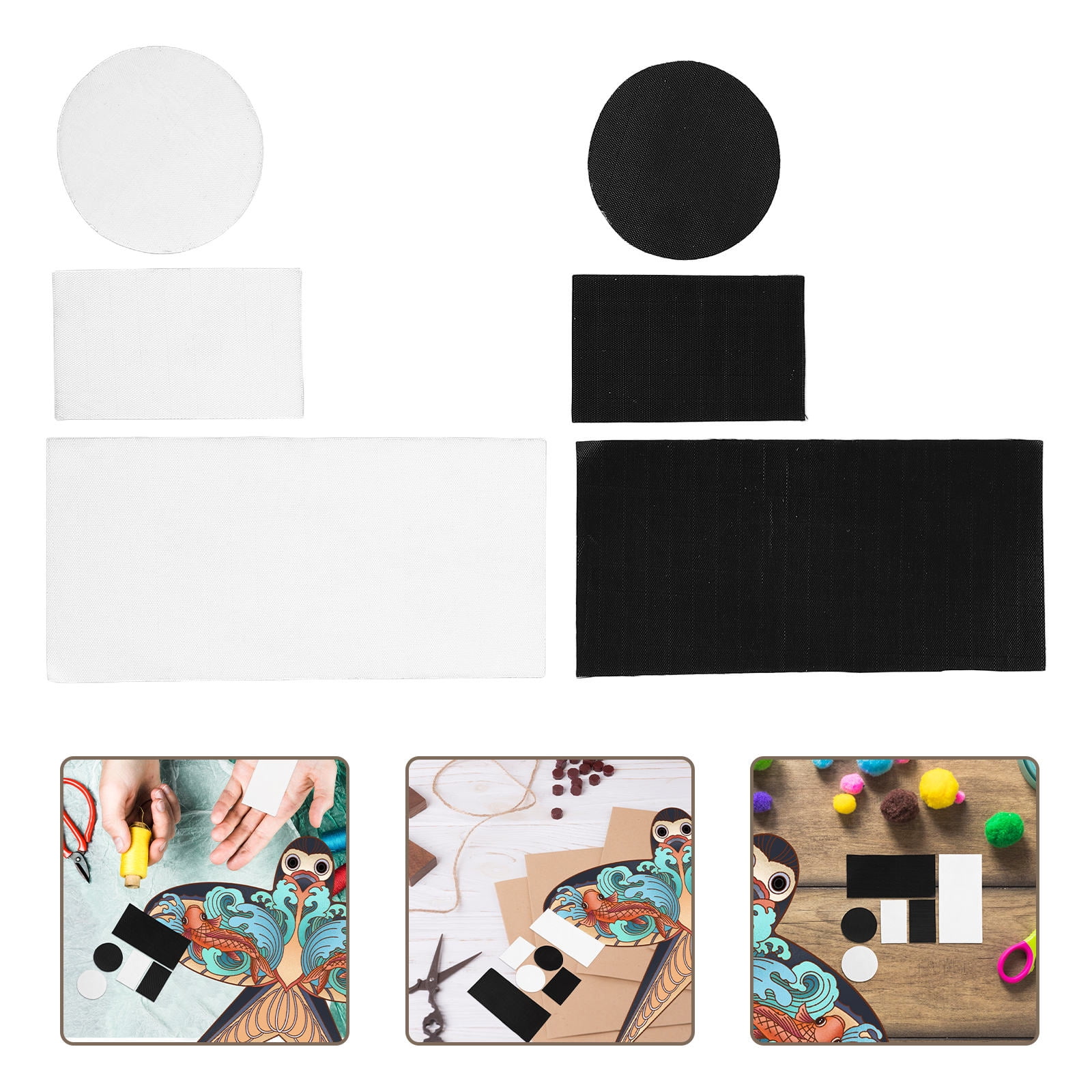 IDEANATEGRATE Waterproof Kite Repair Patch 2 Sets Pvc Assorted Color ...