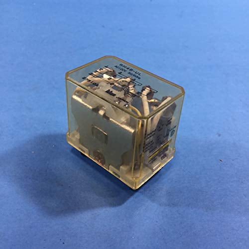IDEC RH4B-ULAC120V 120 VAC Coil, 4 Poles 4PDT, 50/60 HZ, Blade Terminal, Compact Power Relay ...