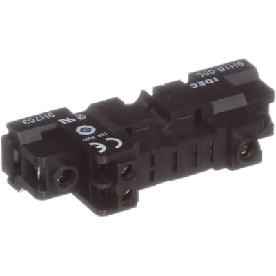 IDEC SH1B-05C, Relay Socket, 5 Pin, 1 Pole, DIN Rail, 100 Megohms (Min ...