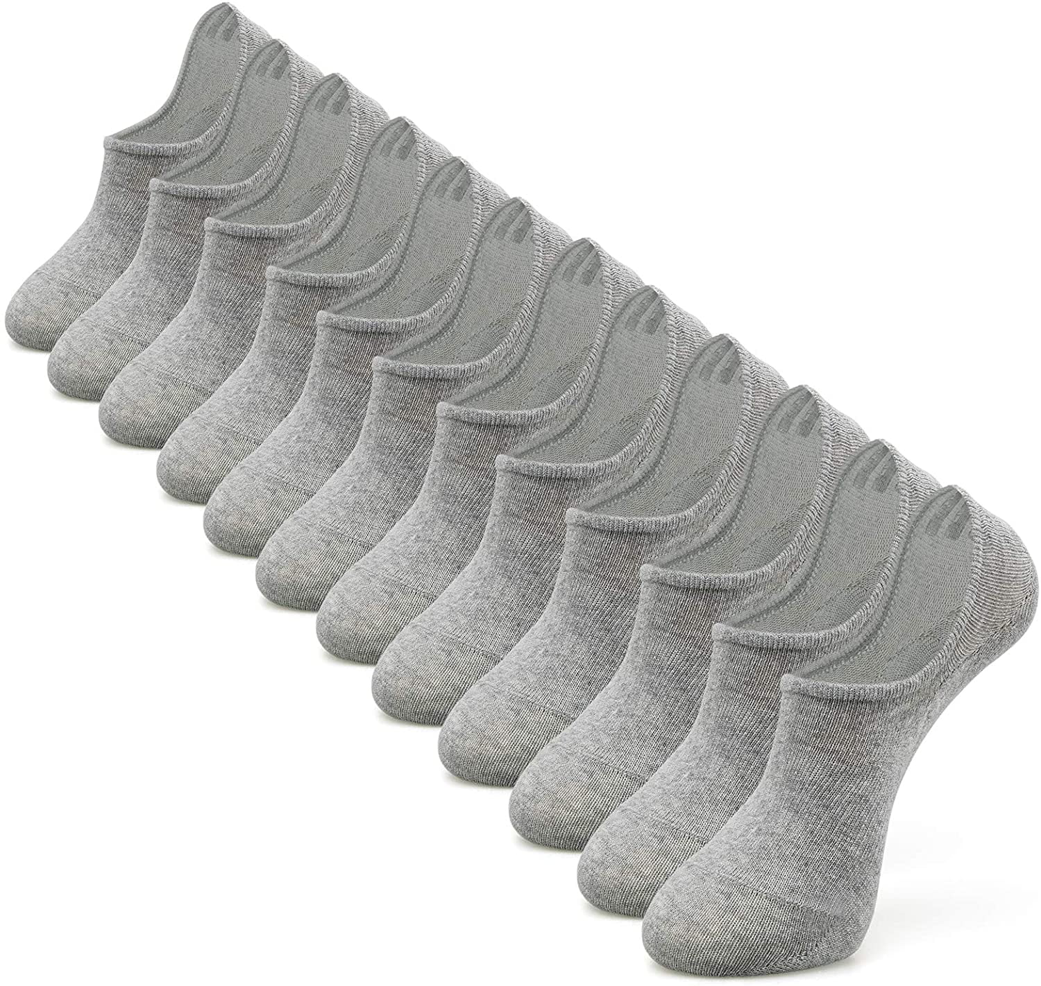 IDEGG No Show Socks for Adult Men and Women, Anti-Slip, Athletic Casual ...