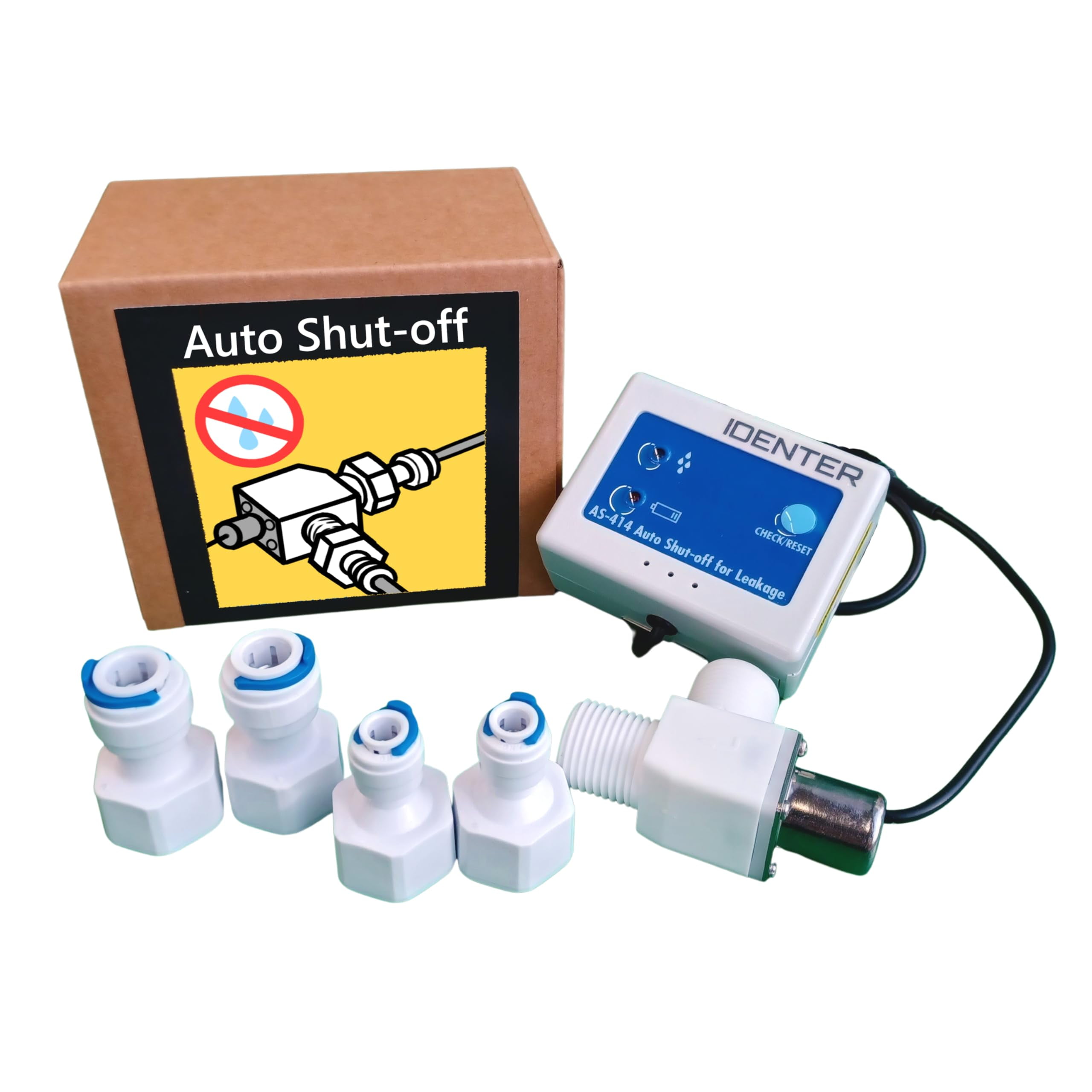 IDENTER Water Leak Detector with Sensor Alarm, Power Insufficient ...